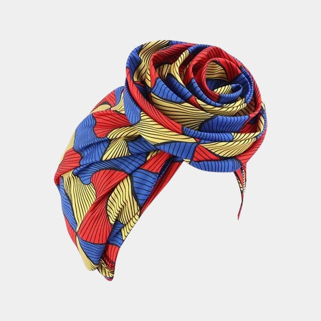 Large Tricolor African Turban | Meolina